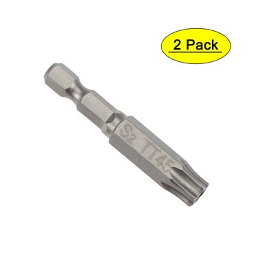 T40 Magnetic Security Star 5 Point Torx Screwdriver Bit 1/4" Hex Shank ...