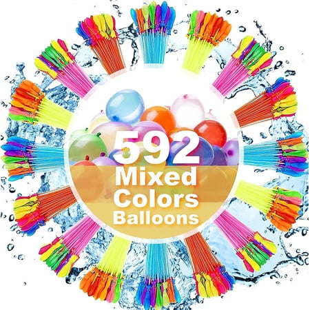 HEIBIN 592 Pieces Water Bombs, Self-closing, Balloon Water Bomb With ...