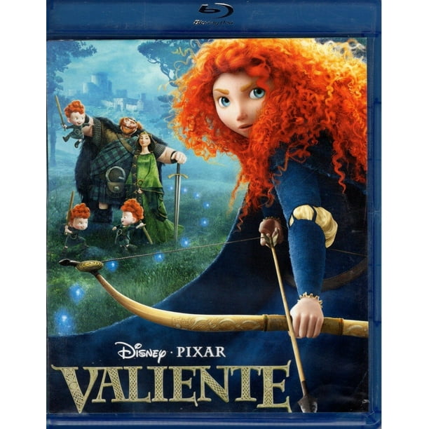 Valiente Brave Disney Pixar Pelicula Blu-ray Disney Blu Ray | Walmart ...