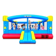 JumpOrange Inflatable Ninja Bouncer with Water Slide and Blower for ...
