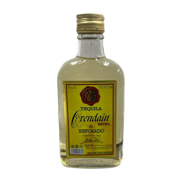 Pack de 2 Tequila Orendain Extra Reposado 200 ml | Bodega Aurrera en línea