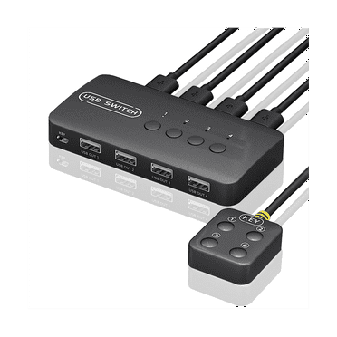 BENFEI USB 3.0 HDMI KVM Switch(8K@60Hz) with 4 USB 3.0 Ports for 2 ...