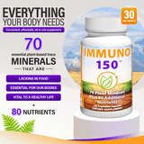 Immuno150 Immune Support Supplement, 150 Vegetable Capsules - Immunity ...