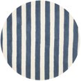 SAFAVIEH Cambridge Keaton Striped Wool Runner Rug, Navy/Ivory, 2'6" x 6 ...