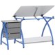 Studio Designs Comet Center Plus Drawing Table with Padded Stool 2 ...