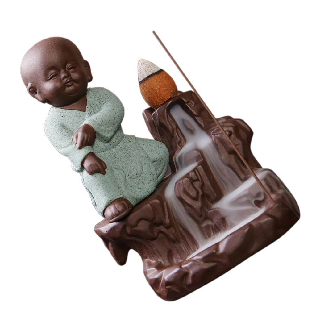 Click here for Simhoa Little Monk Incense Burner Smoke Backflow C... prices