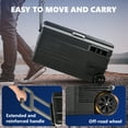 SIMZLIFE 12 Volt Car Refrigerator, 80QT Portable Fridge Freezer with ...