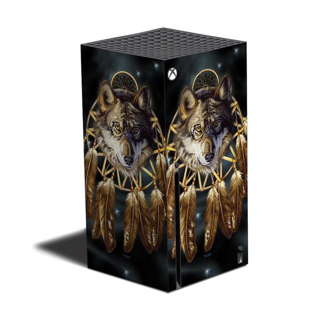 Skin Decal Wrap Compatible With XBOX Series X Sticker Design Wolf ...