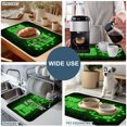 Art Gaming Icons Dish Drying Mats for Kitchen Counter, Multi Panel Neon ...