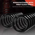 2pcs Rear Side Coil Spring Set For Ford Escort Mazda Protege Mercury ...