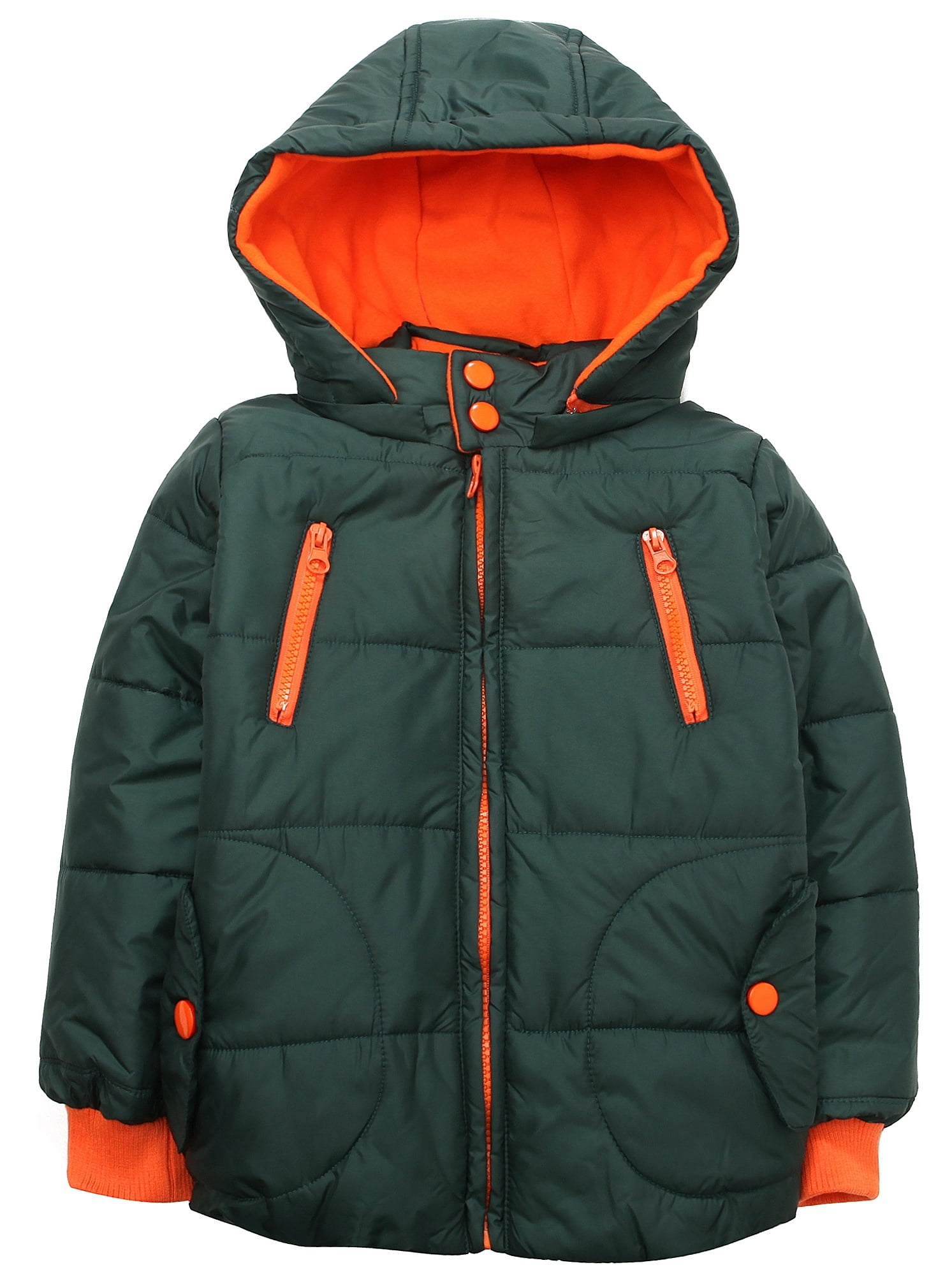 Richie House Little Boys Navy Plenitude Pockets Padding Hooded Jacket 1 ...