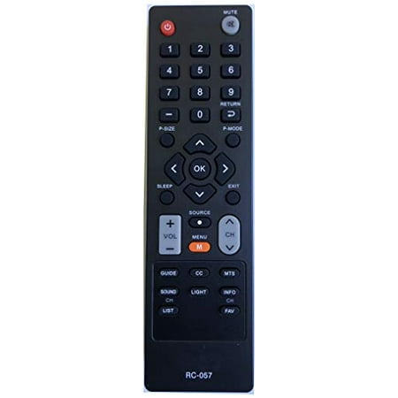 RC-057 Remote Control Replaced for COBY TV TFTV1925 LEDTV1926 TFTV2225 ...