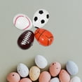20 Pcs Open Basket Football Easter Egg Baseball Prefilled Eggs Toy ...