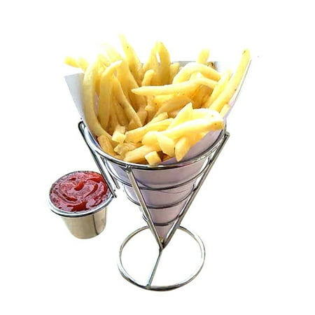 One Sauce Stand Cone Fries Holder Popcorn Vegetables Fruit Appetizers ...