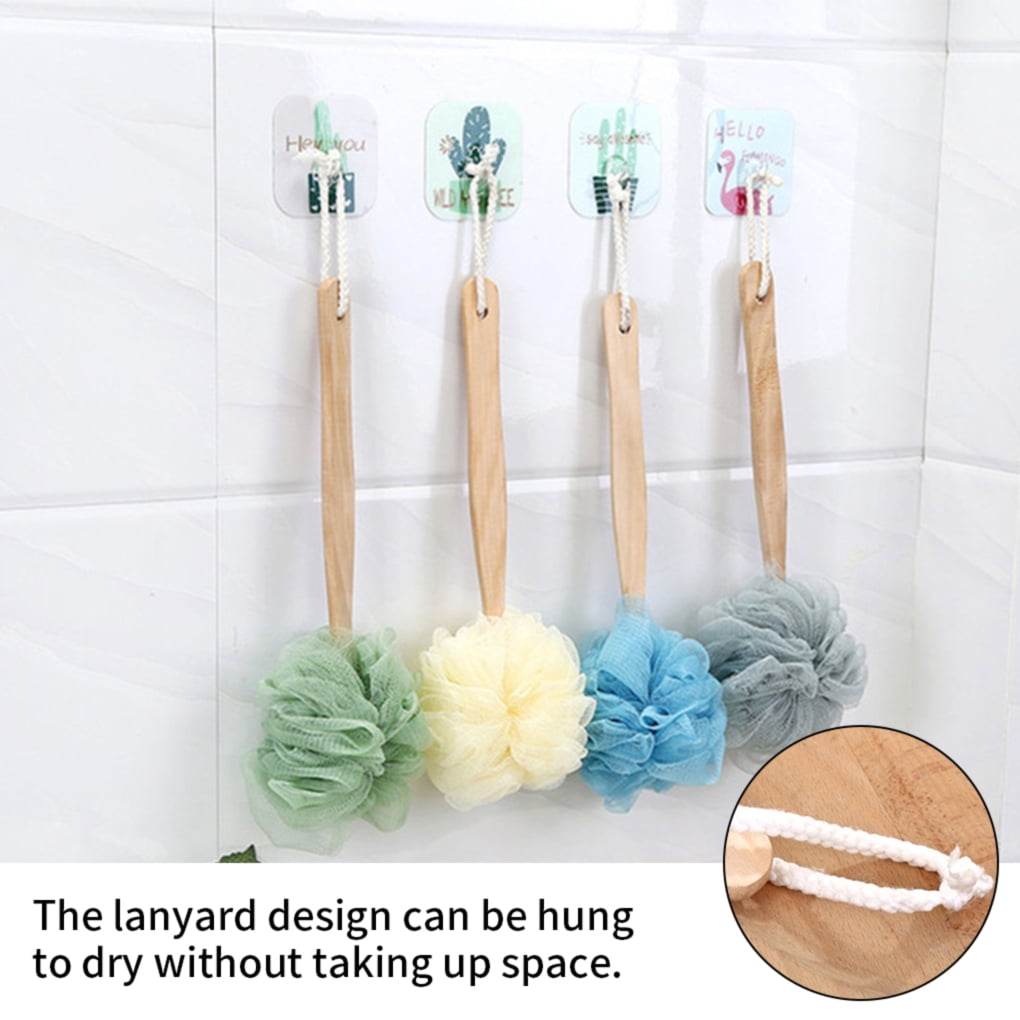 Back Scrubber Exfoliating Shower Body Brush Sponge Scrubbing Ball with ...