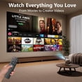 Mini Projector with Android 14 OS, 1080P/4K/8K Video Decoding, WiFi 6 ...