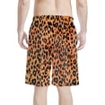 Binienty Men's Board Shorts Beach Swim Trunks With Leopard Print ...