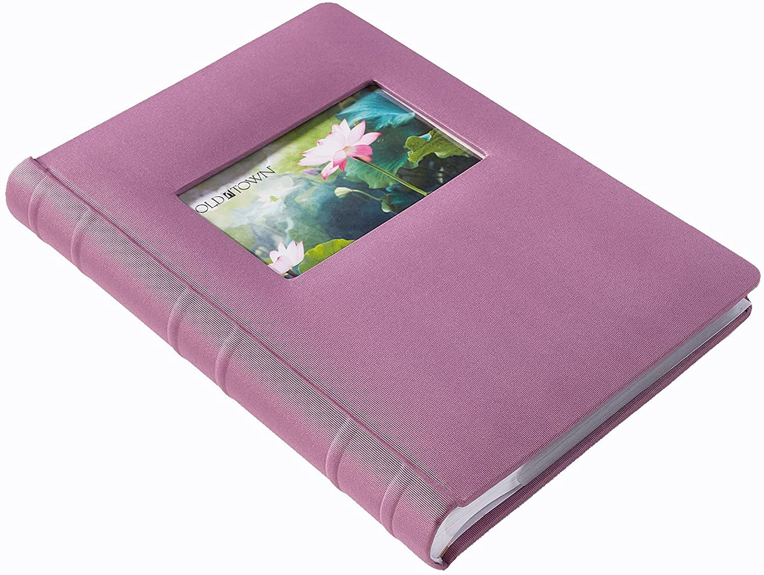 Old Town Fabric Cover Single Photo Album (Mauve) - Walmart.com