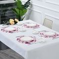 15.4 Inch Round Placemats Set of 1 Washable Heat Resistant Placemats ...