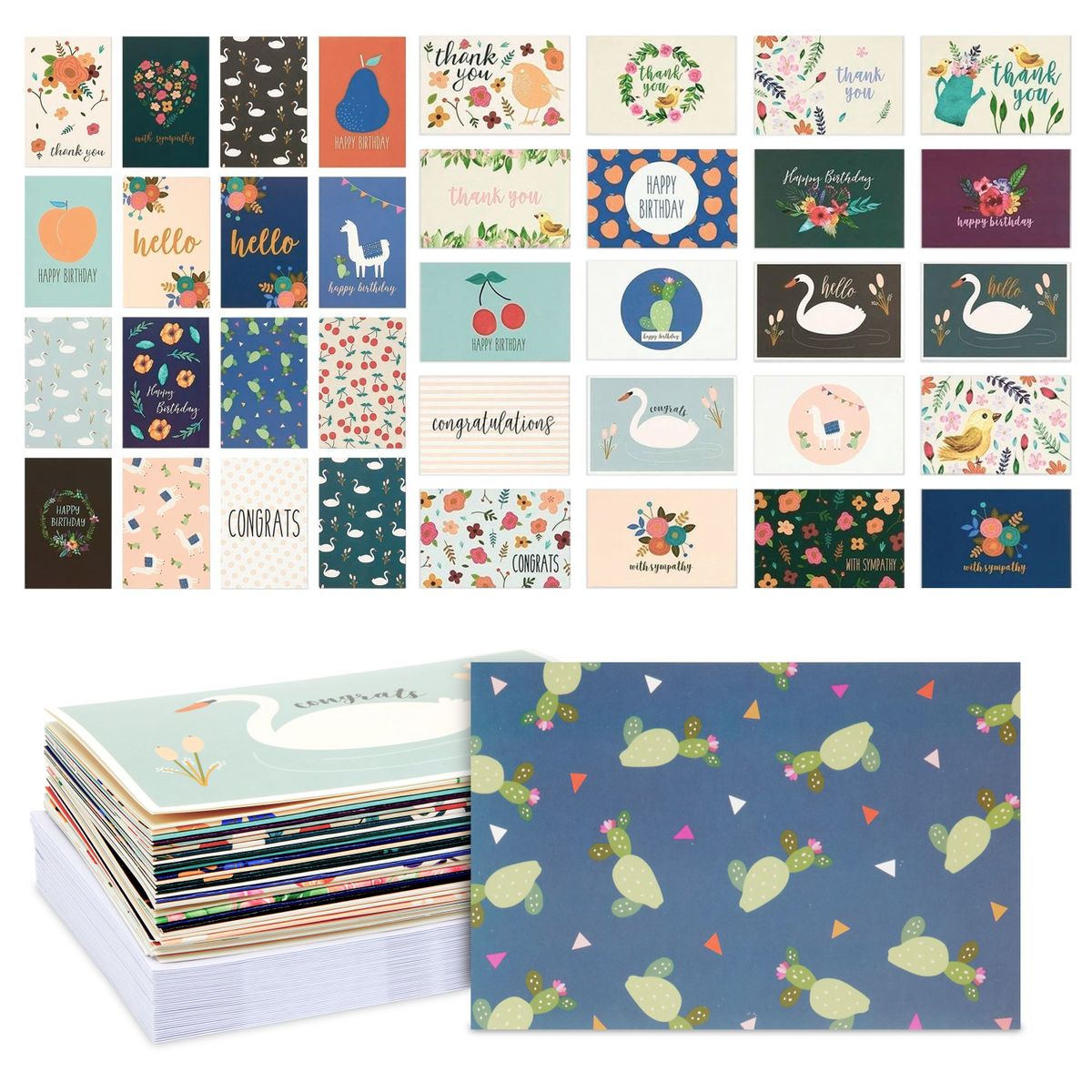 Buy 36 Count Assorted Greeting Cards All Occasion Assortment Bulk Box