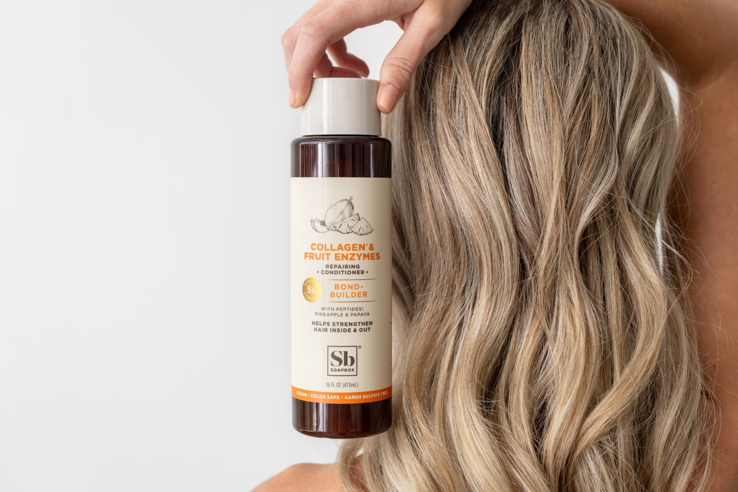 Soapbox Hair Repairing Conditioner with Collagen and Fruit Enzymes, 16 ...