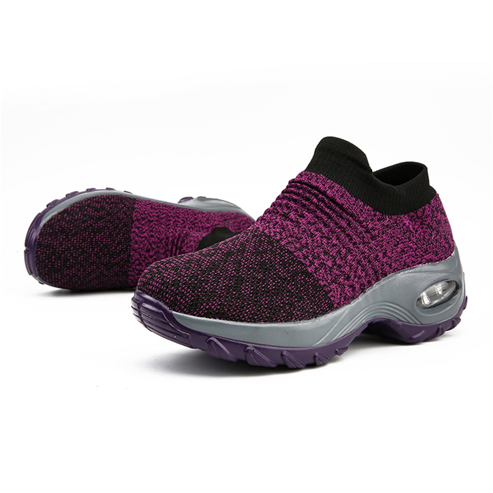 Linenghs Women's Air Cushion Fashion Sneaker Breathable Comfortable ...