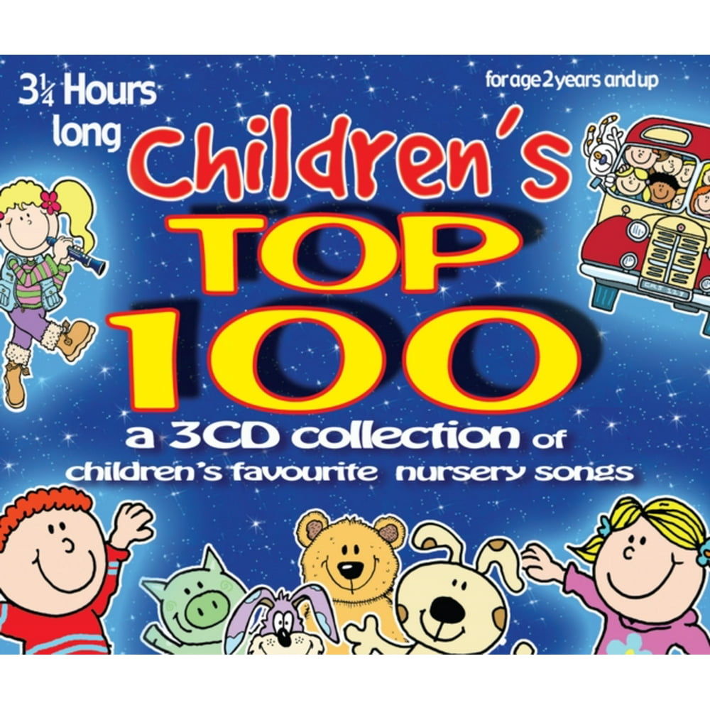 Children s Top 100 3 CD Set Of Children s Favourite Nursery Songs children-s-top-100-3-cd-set-of-children-s-favourite-nursery-songs