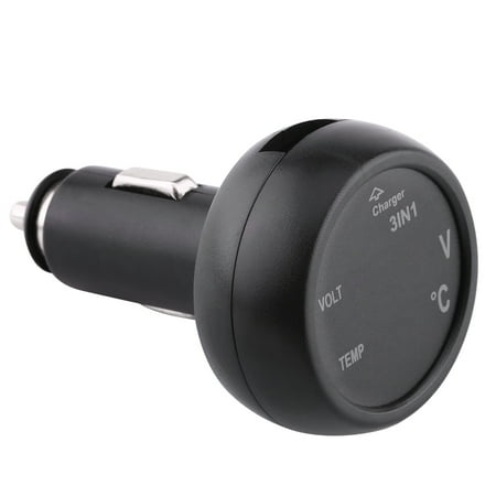 Cigarette Lighter Voltmeter,Dual LED Digital Display Cigarette Lighter ...