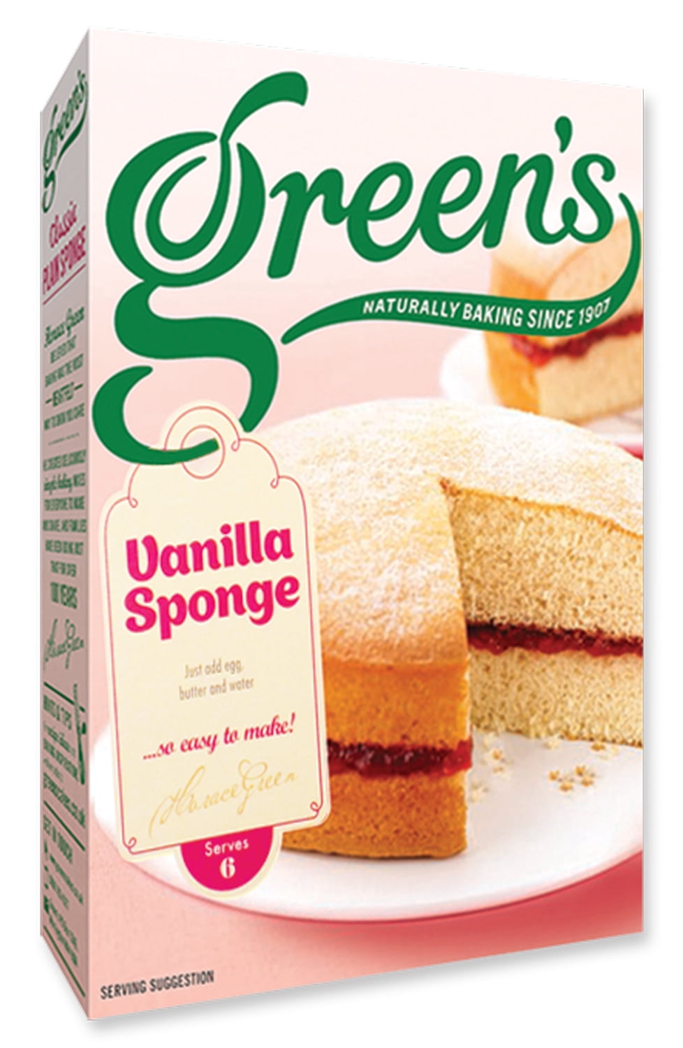 Green?s Classic Vanilla Sponge Cake Mix, 7.7oz (221g) - Walmart.com