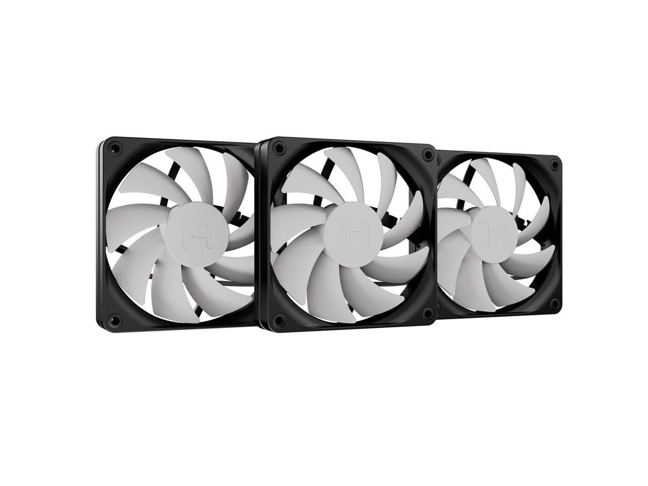 HYTE Flow FA12 Triple Fan Pack (120mm), High Performance PWM Case Fan ...
