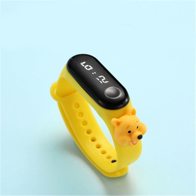 Reloj digital led a prueba de agua para niños de dibujos animados de El ...
