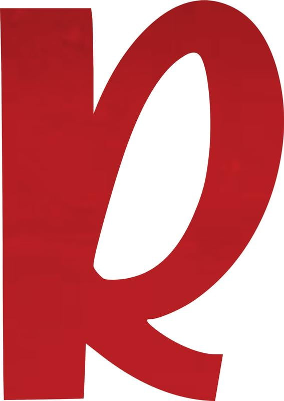 Acrylic Letter R Blank Craft, 10'' Tall Transparent Red Custom Wedding Reception Signage, DIY ...