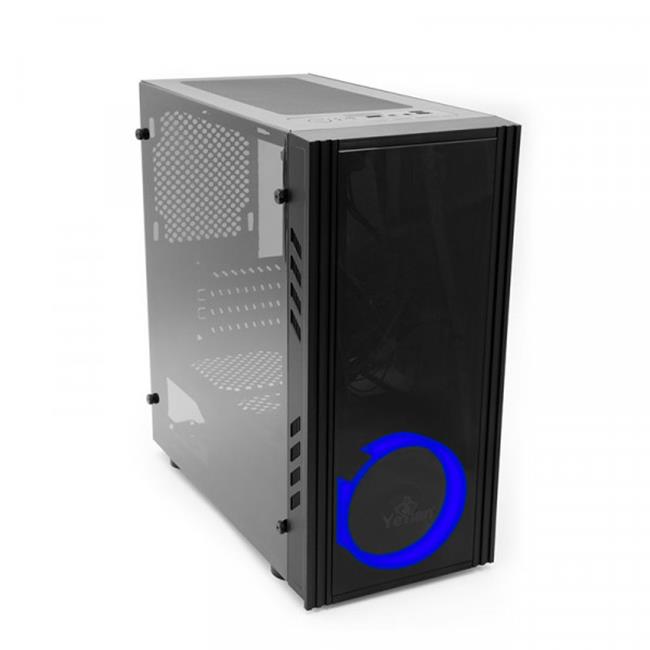 Yeyian YNH-K1101 Kalt 1101 Mid Tower Micro ATX 1xLED Fan Gaming PC Case ...