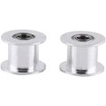 Gt2 Idler Pulley 10mm, 5 Pcs Toothless Bore 5mm Aluminum Aloy Timing ...