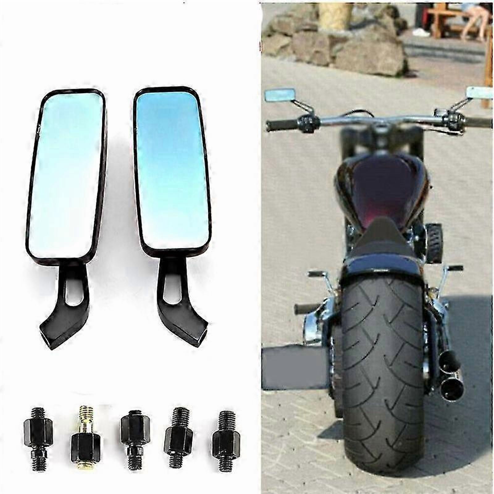 Universal 8mm 10mm Motorcycle Side Mirrors for Cruiser Bikes XV 1600 ...