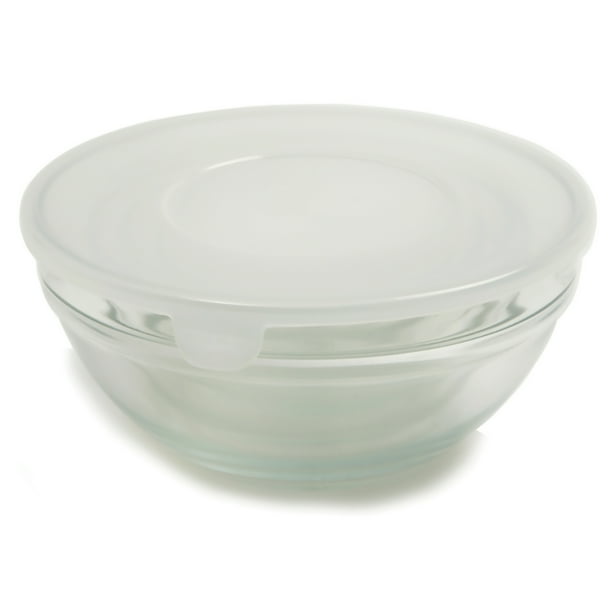 Norpro 10-Pieces Nesting Glass Mixing, Storage Bowls with Lids ...