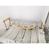 TOYMYTOY Parrot Perch Swing Toy Beige Plastic 1Pcs - Walmart.com