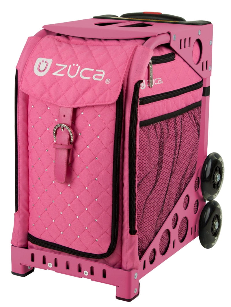 Zuca 18" Sport Bag - Pink Hot with Flashing Wheels (Pink Frame ...