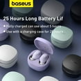 Baseus WM01 Wireless Earbuds Bluetooth 5.3 Headphones Mini Ear Buds ...