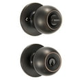 Brinks Keyed Entry Classic Ball Style Doorknob, Tuscan Bronze Finish ...