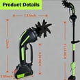 2-in-1 Cordless Tiller & Cultivator with Extension Pole, 2026 ...