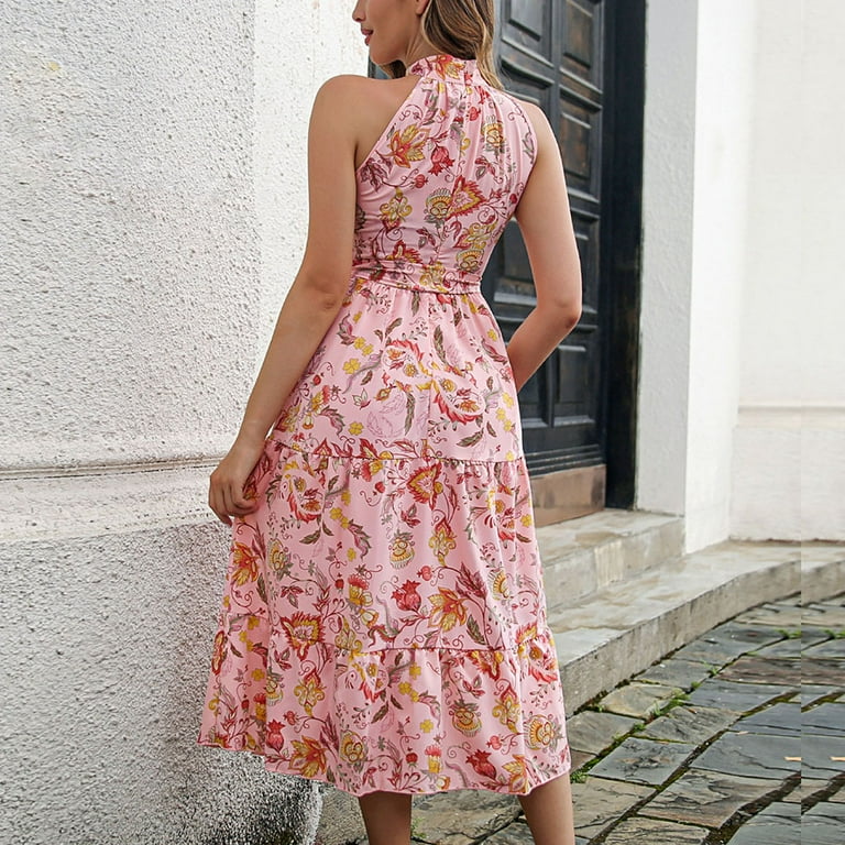 Plus Size Summer Halter Dresses