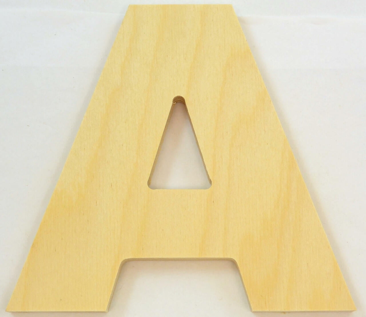 Package of 1, 8 Inch X 3/4" Thickness Baltic Birch Wood Letter A in The ...