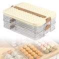 BIZHUA A 24x18cm Double Layer Refrigerator Food Container, Plastic ...