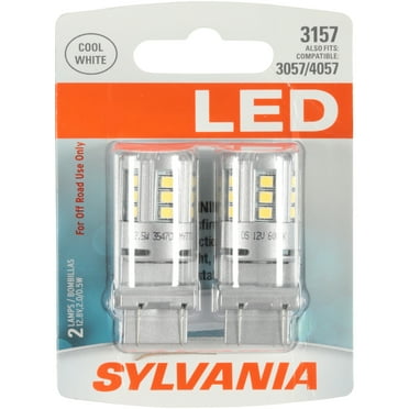 2-PK SYLVANIA 3157 P27/7W Long Life Automotive Light Bulb - Walmart.com