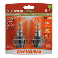 Sylvania H1 SilverStar zXe White Halogen Automotive Bulb, 2 Pack ...