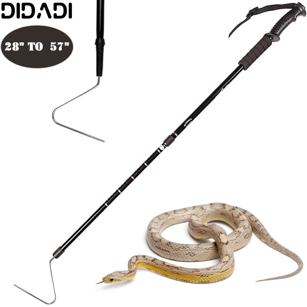 28.5" to 57" Retractable Snake Hook,Didadi Professional Reptile Grabber ...