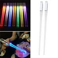 Travelwant Chopsticks Light Up - LED Glowing Light Saber Chop Sticks ...