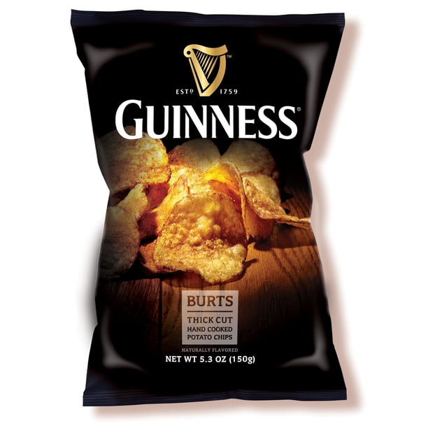 Burts Guinness Original Potato Chips, 5.3oz (150g) - Walmart.com