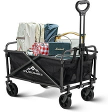 ULINE Large Foldable Outdoor Utility Wagon - Collapsible Cart for ...